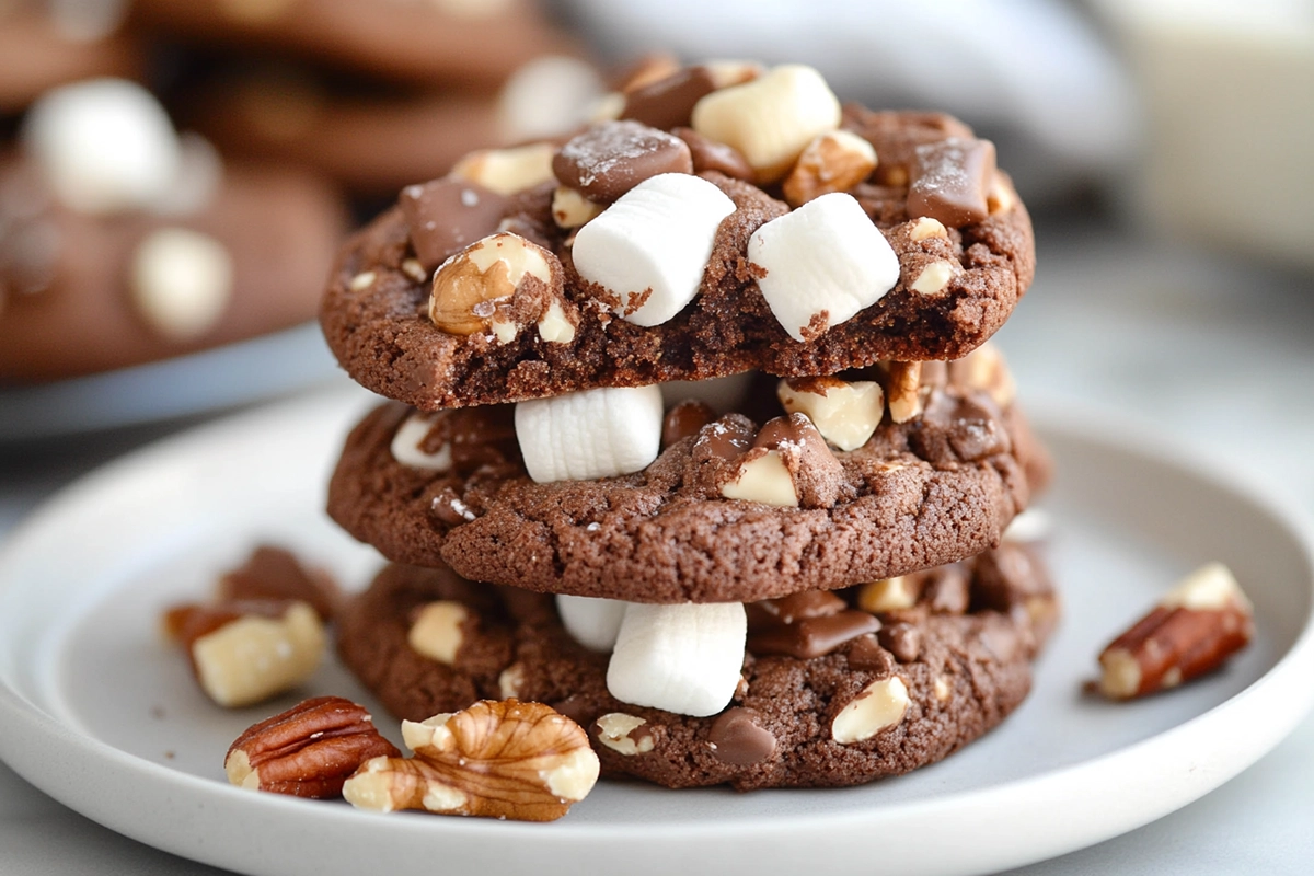 The Ultimate Guide to Fudgy Rocky Road Cookies with Marshmallows and ...