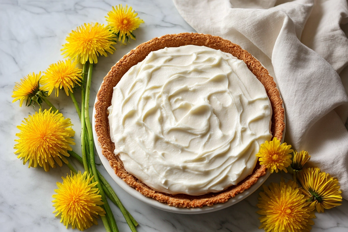 Dandelion Cream Pie: A Floral Twist on a Classic Dessert - Yummiest Flavor