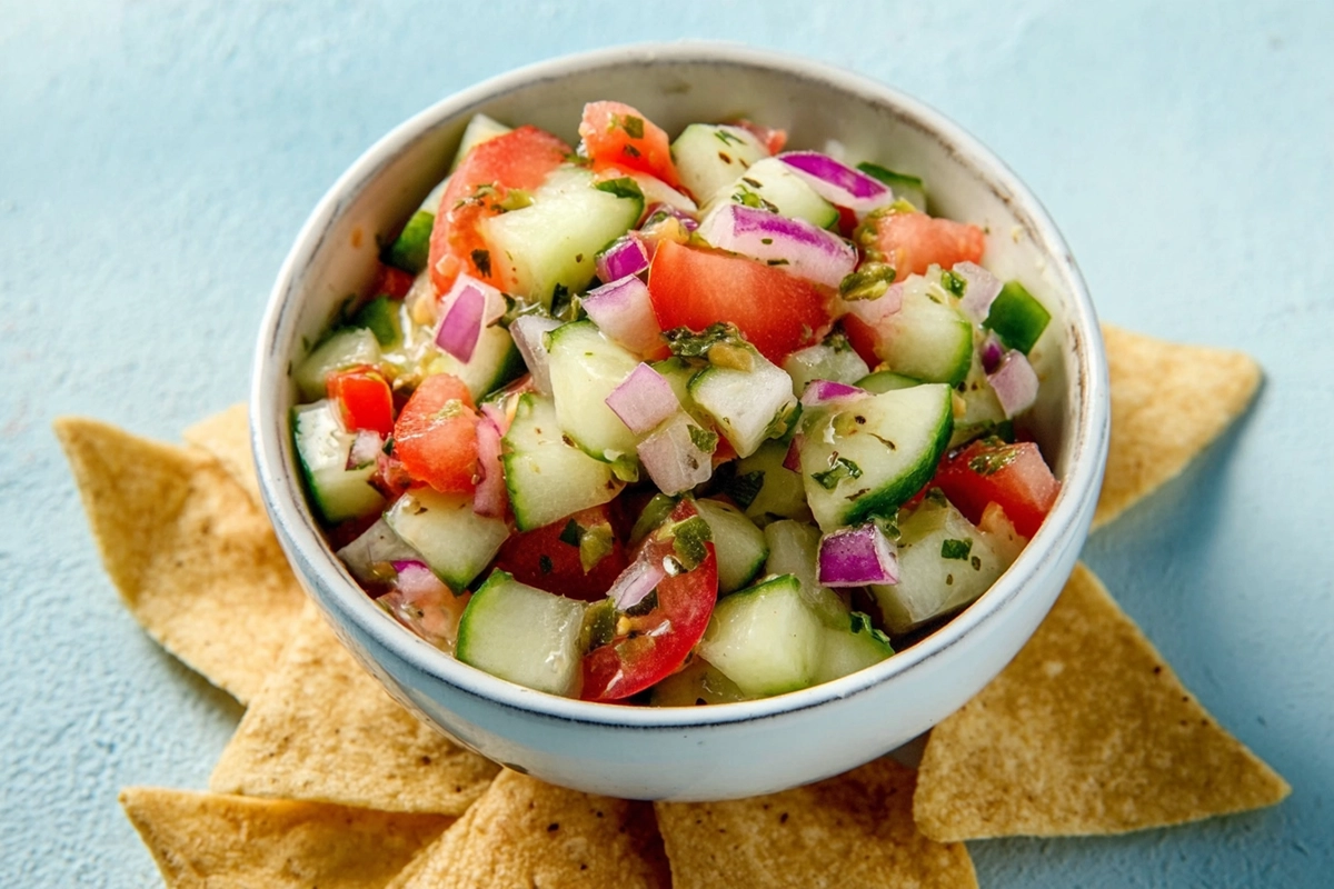 Cool, Crunchy, and Spicy: This Cucumber Salsa is a Summer Game-Changer ...