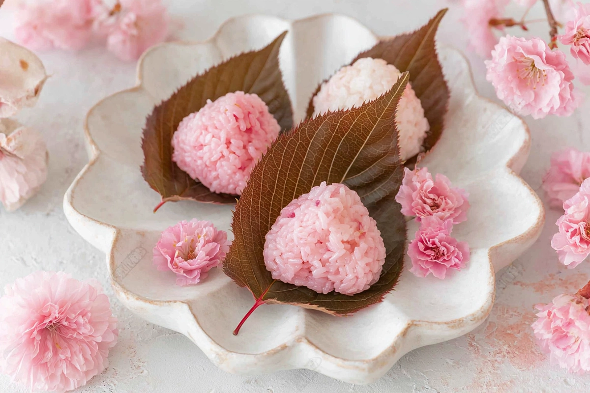 Japanese Sakura Mochi: A Naturally Colored Blossom Delight - Yummiest ...