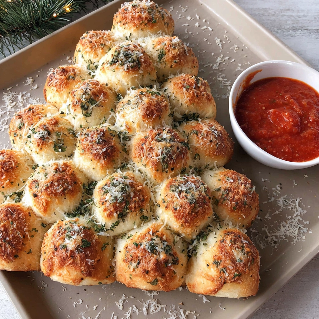 Cheesy Pull Apart Christmas Tree Bread: The Ultimate Festive Showstopper