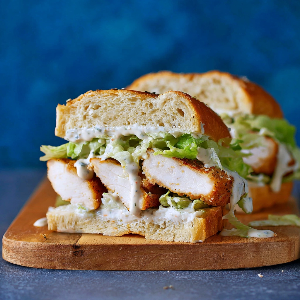 Crispy Chicken Caesar Sandwich – Amazing Flavor in 5 Steps