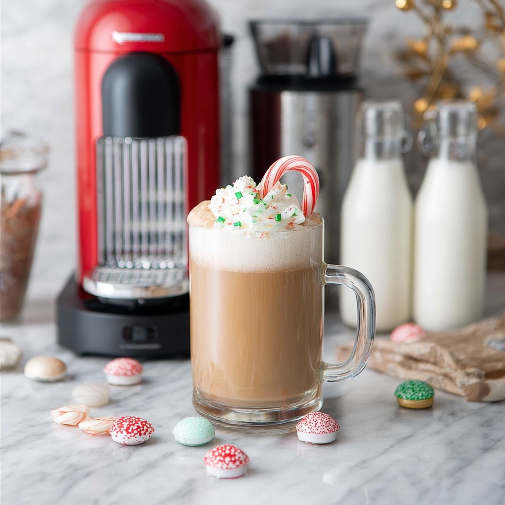 Peppermint Marshmallow Latte Simple 5-Step Holiday Drink