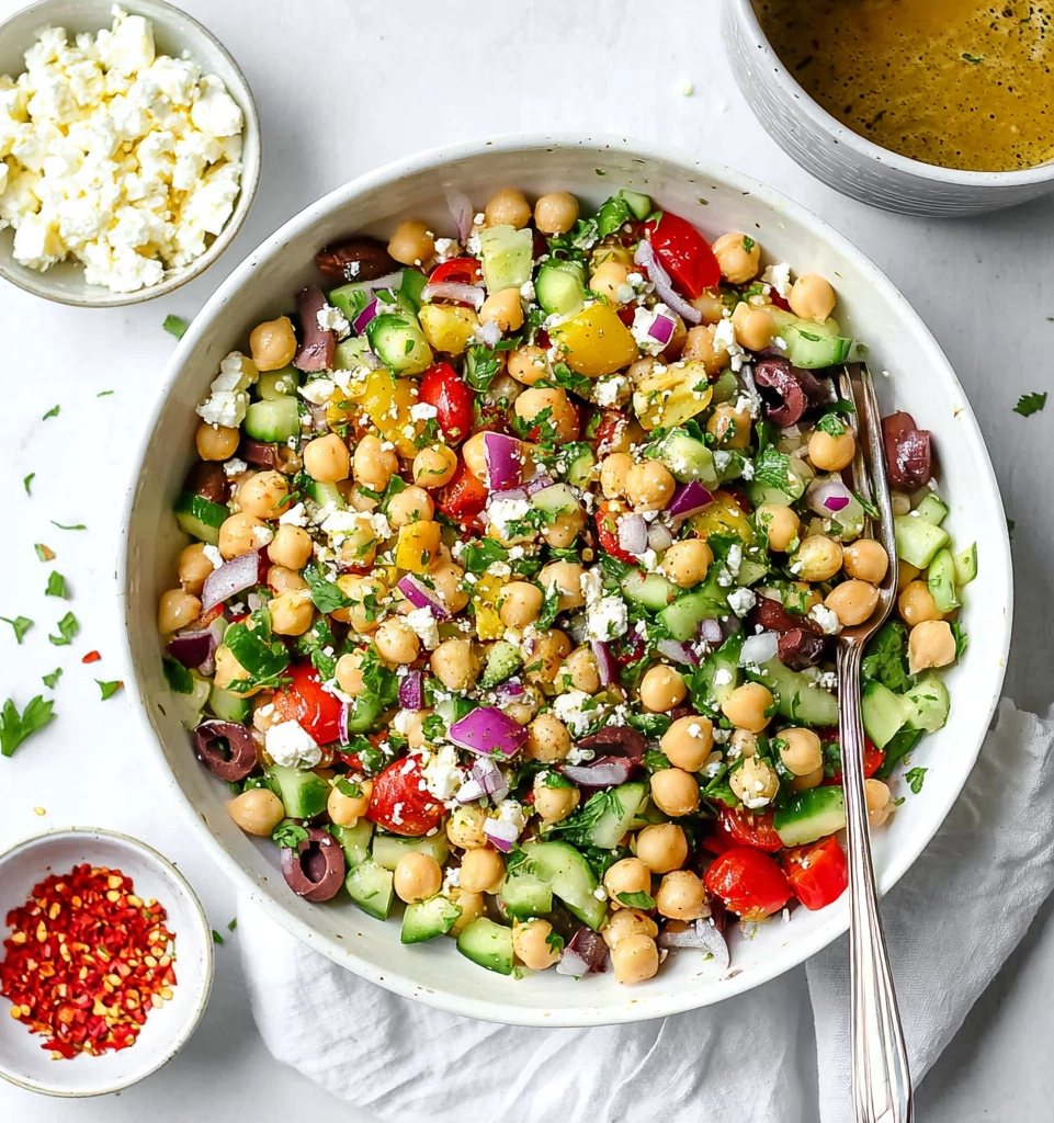 Chickpea Salad – Simple 10-Minute Proven Mediterranean Recipe