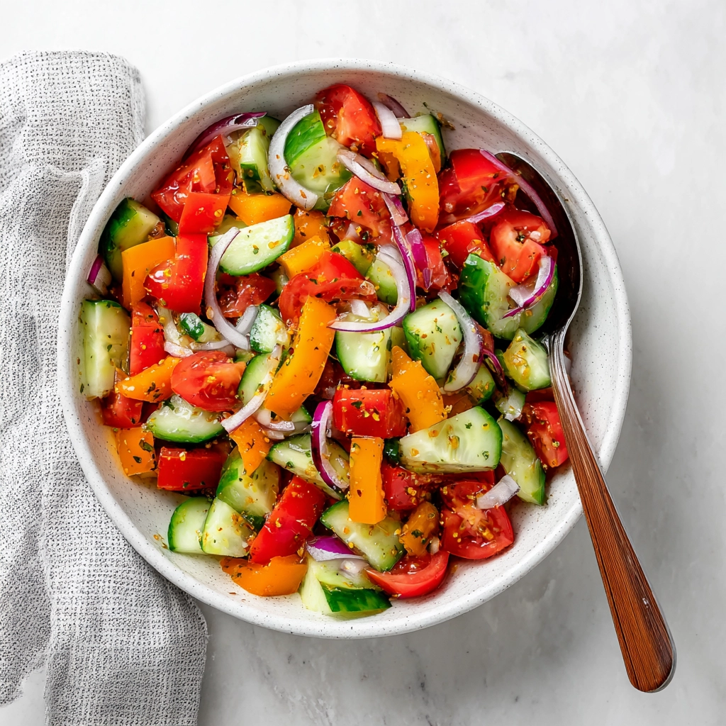 Chopped Vegetable Salad – Simple 15-Minute Recipe