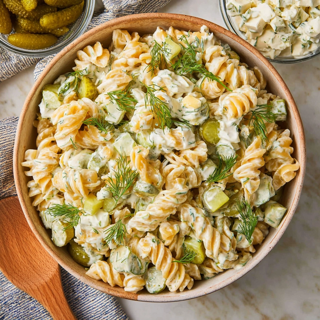 Dill Pickle Pasta Salad – Ultimate 12-Serving Side