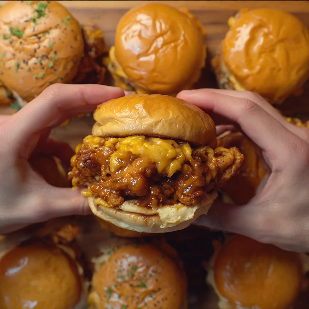 Honey Chipotle Chicken Sliders – Amazing 7-Step Party Favorite