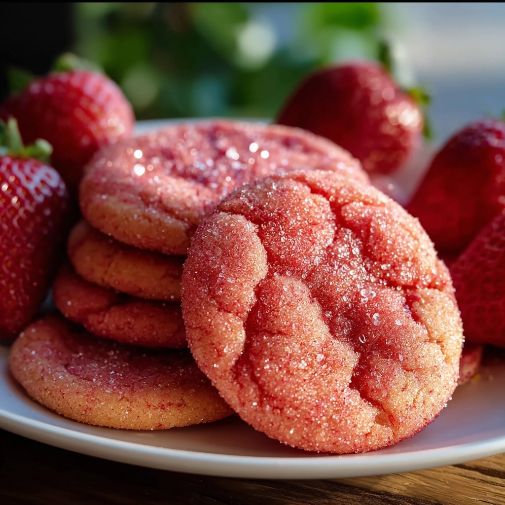 Strawberry Sugar Cookies – Amazing 30-Minute Dessert