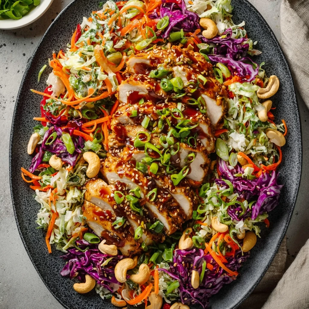 Sesame Chicken Salad Ultimate 5-Step Fresh Dinner