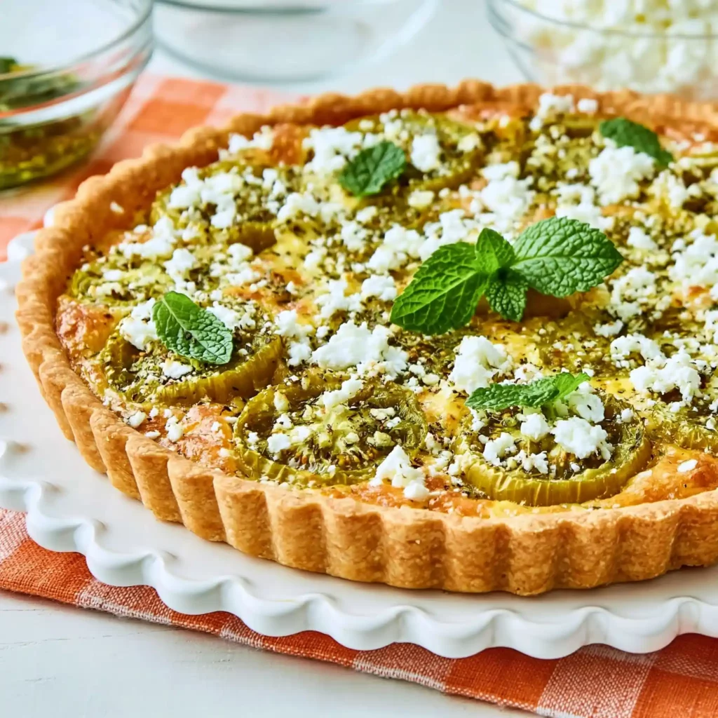 Fried Green Tomato Tart: Ultimate 6-Step Brunch Favorite