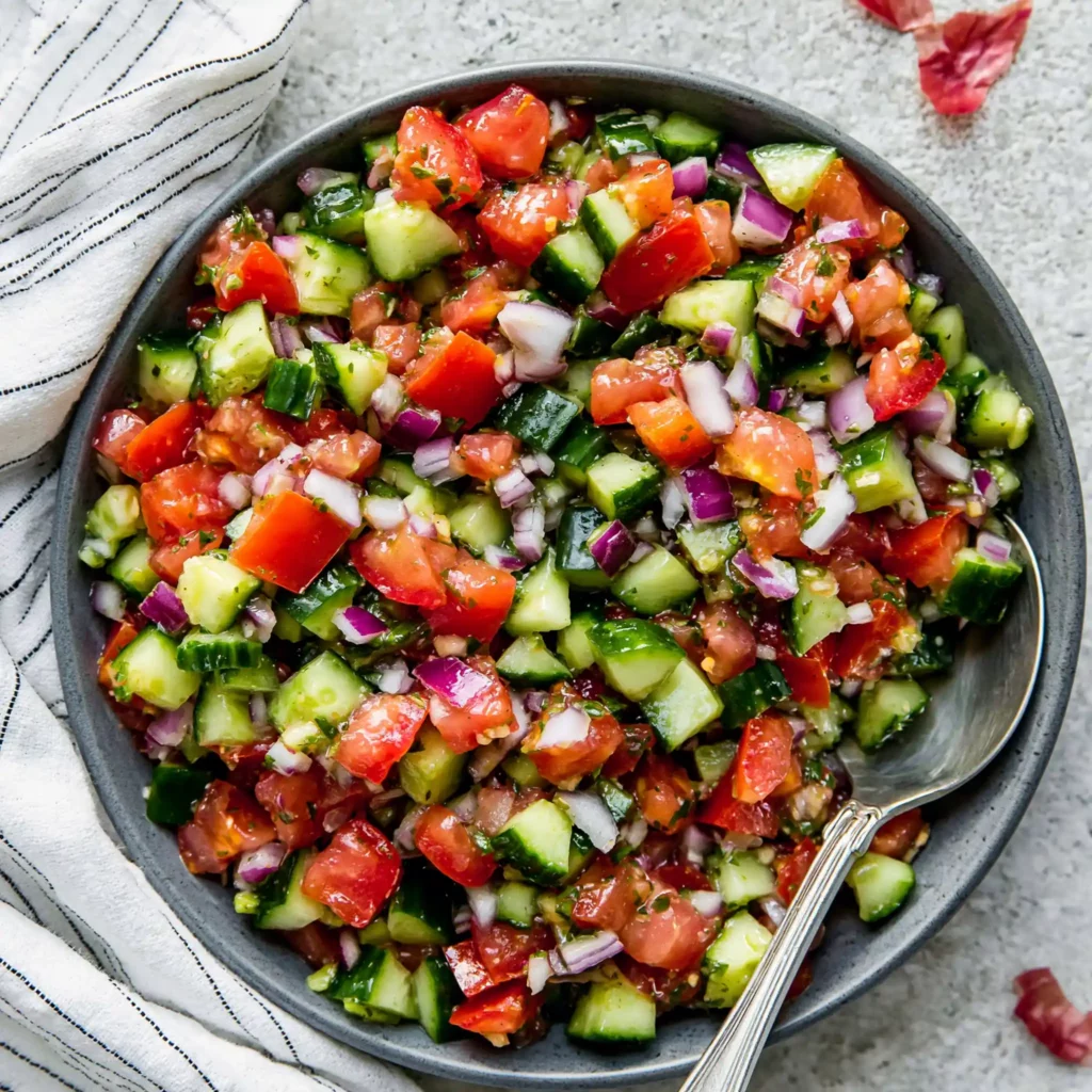 Indian Kachumber Salad – Amazing 10-Minute Fresh Recipe